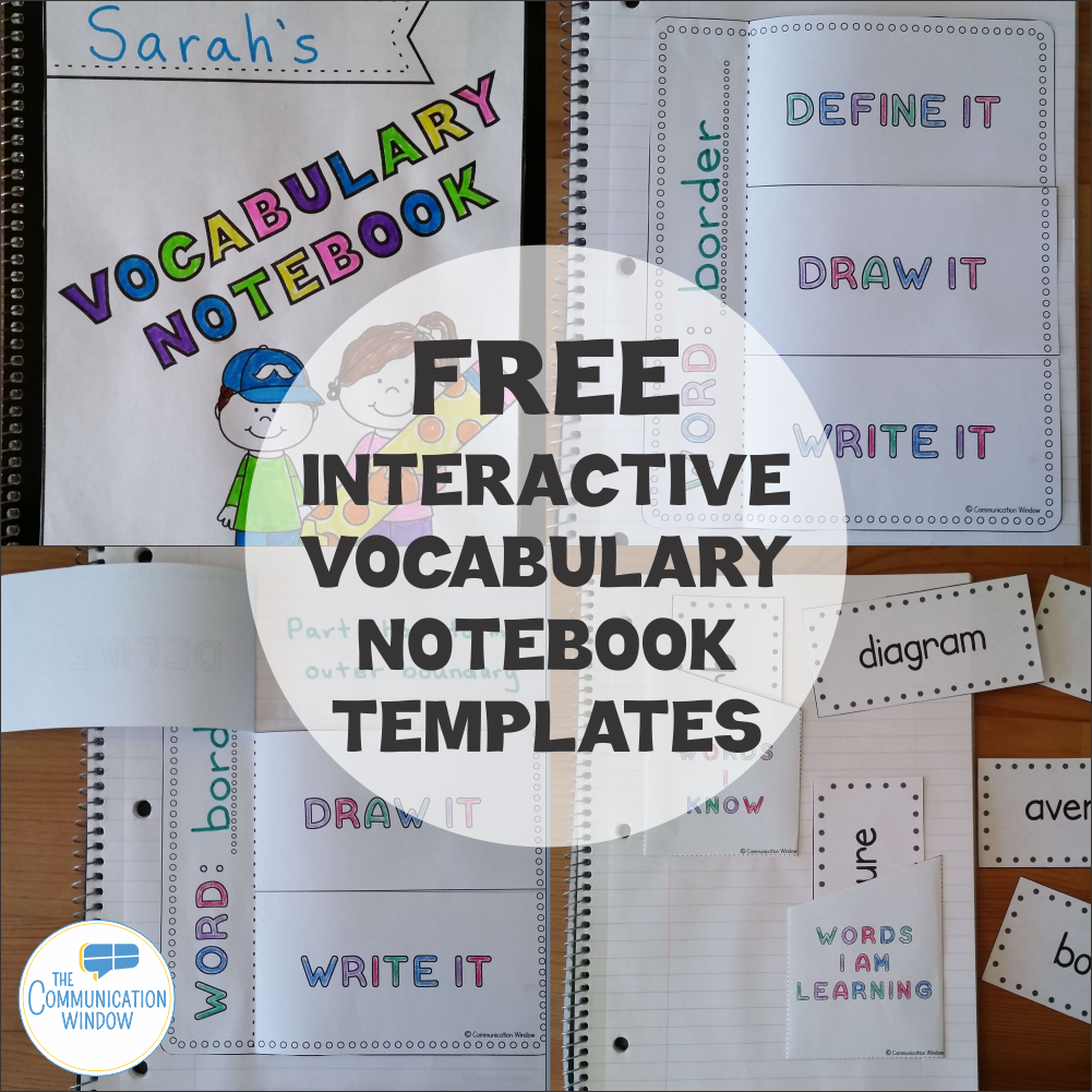 Tier Two Academic Vocabulary Interactive Notebooks and Freebie ...