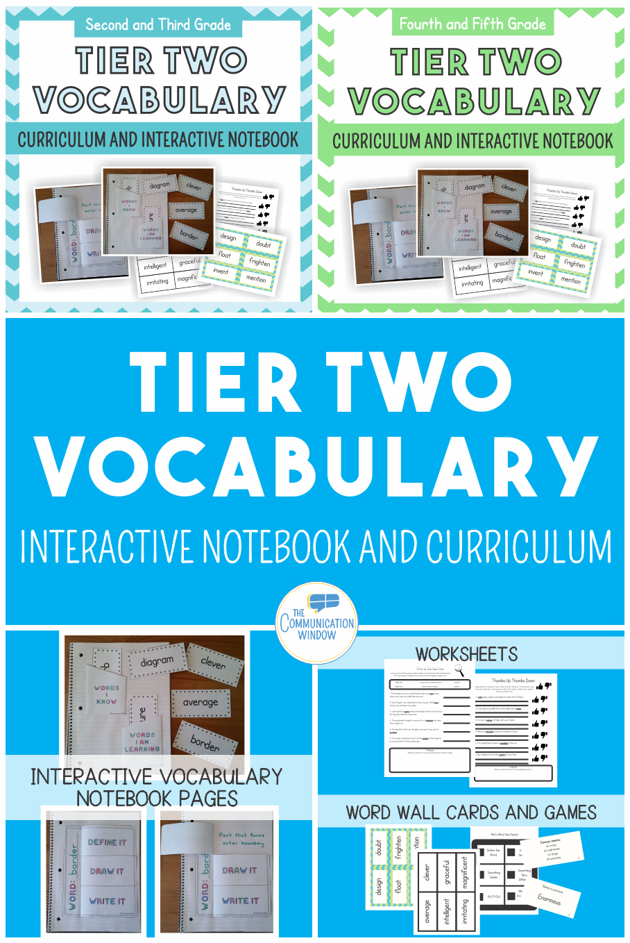 Tier Two Academic Vocabulary Interactive Notebooks and Freebie ...